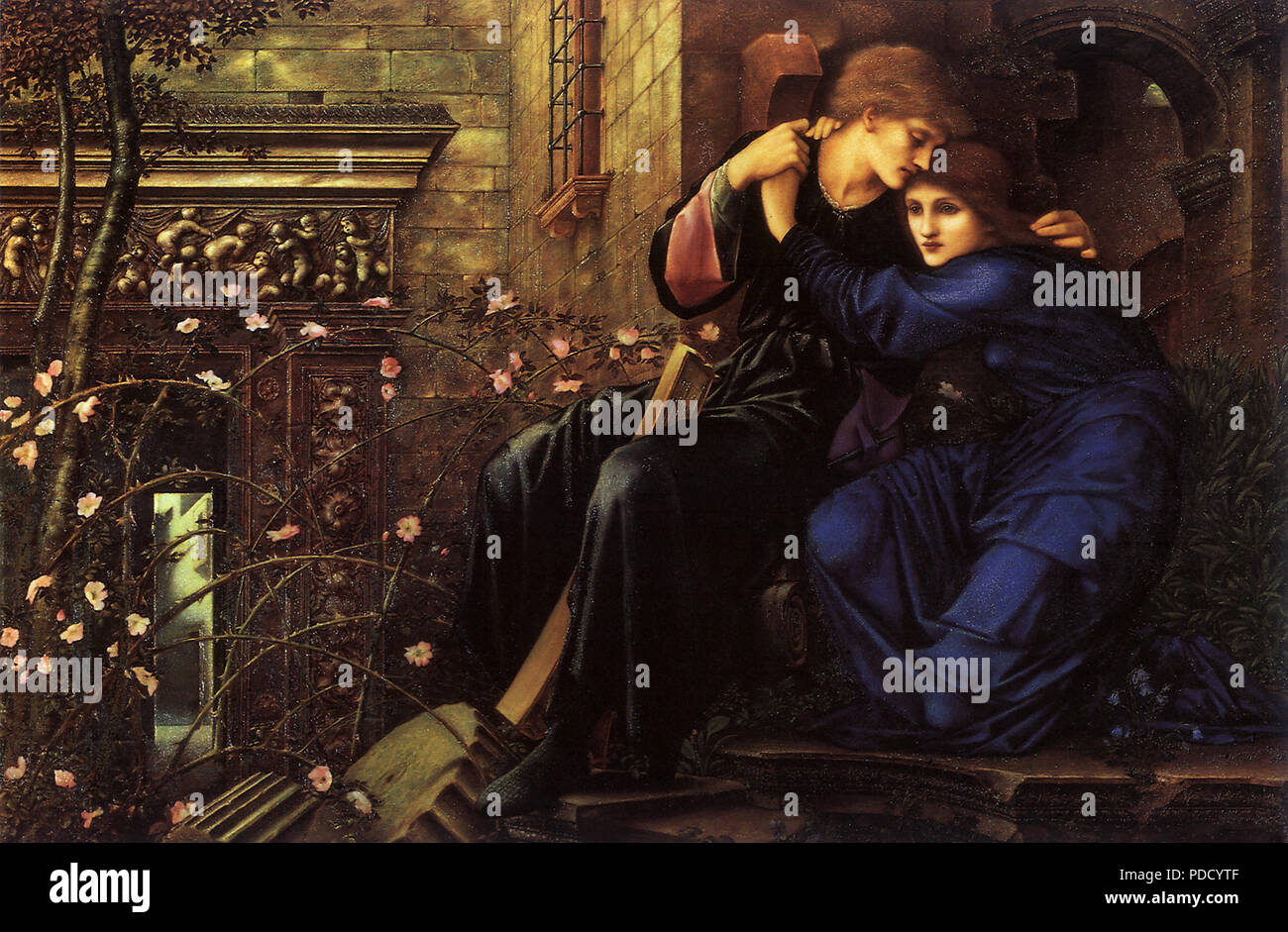 Love Among the Ruins, Burne-Jones, Sir Edward Coley, 1894 Stock Photo ...