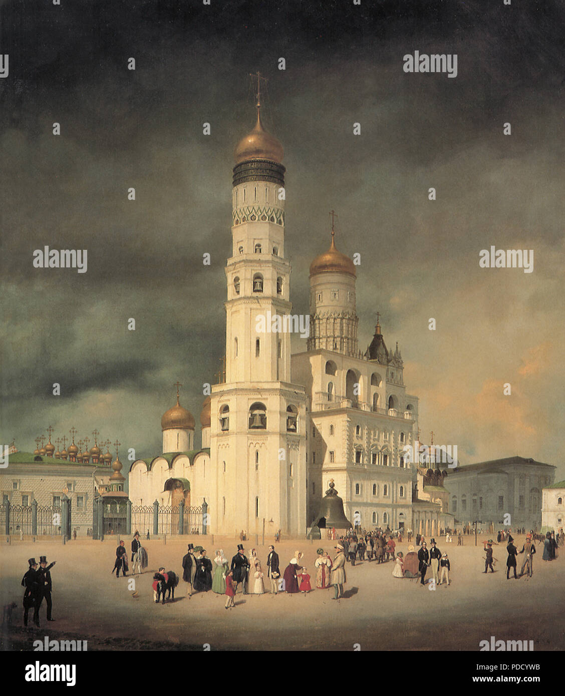 Assumption Cathedral. Moscow., Gartner, Edward, 1839 Stock Photo - Alamy