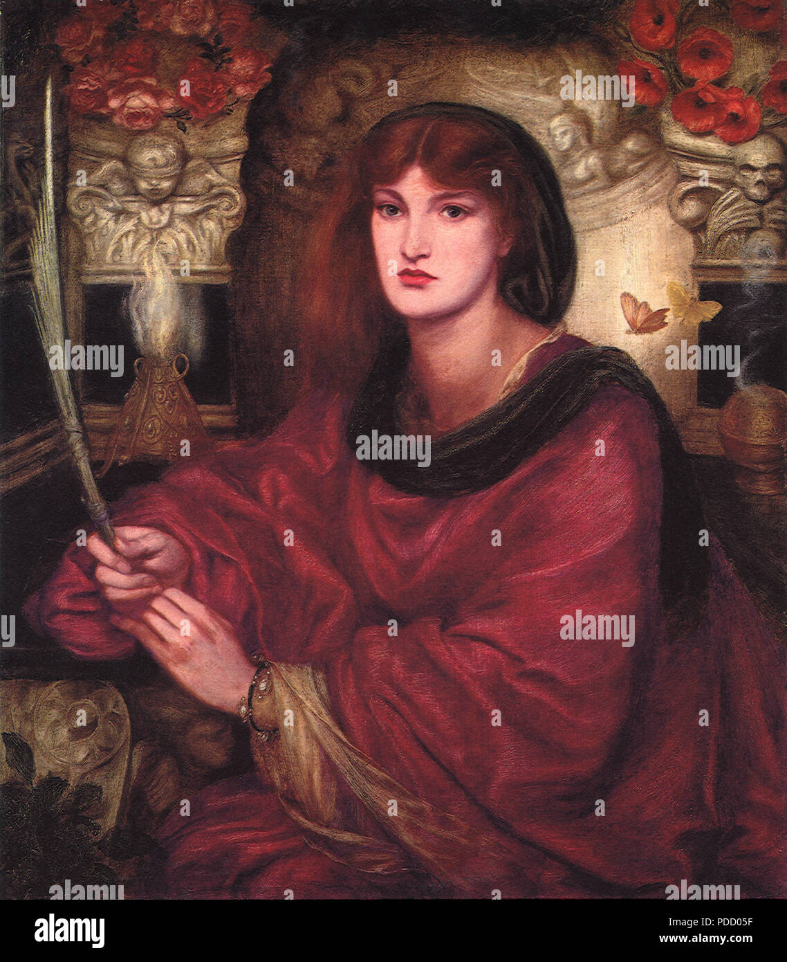 Sibylla Palmifera, Rossetti, Gabriel Charles Dant, 1870 Stock Photo - Alamy