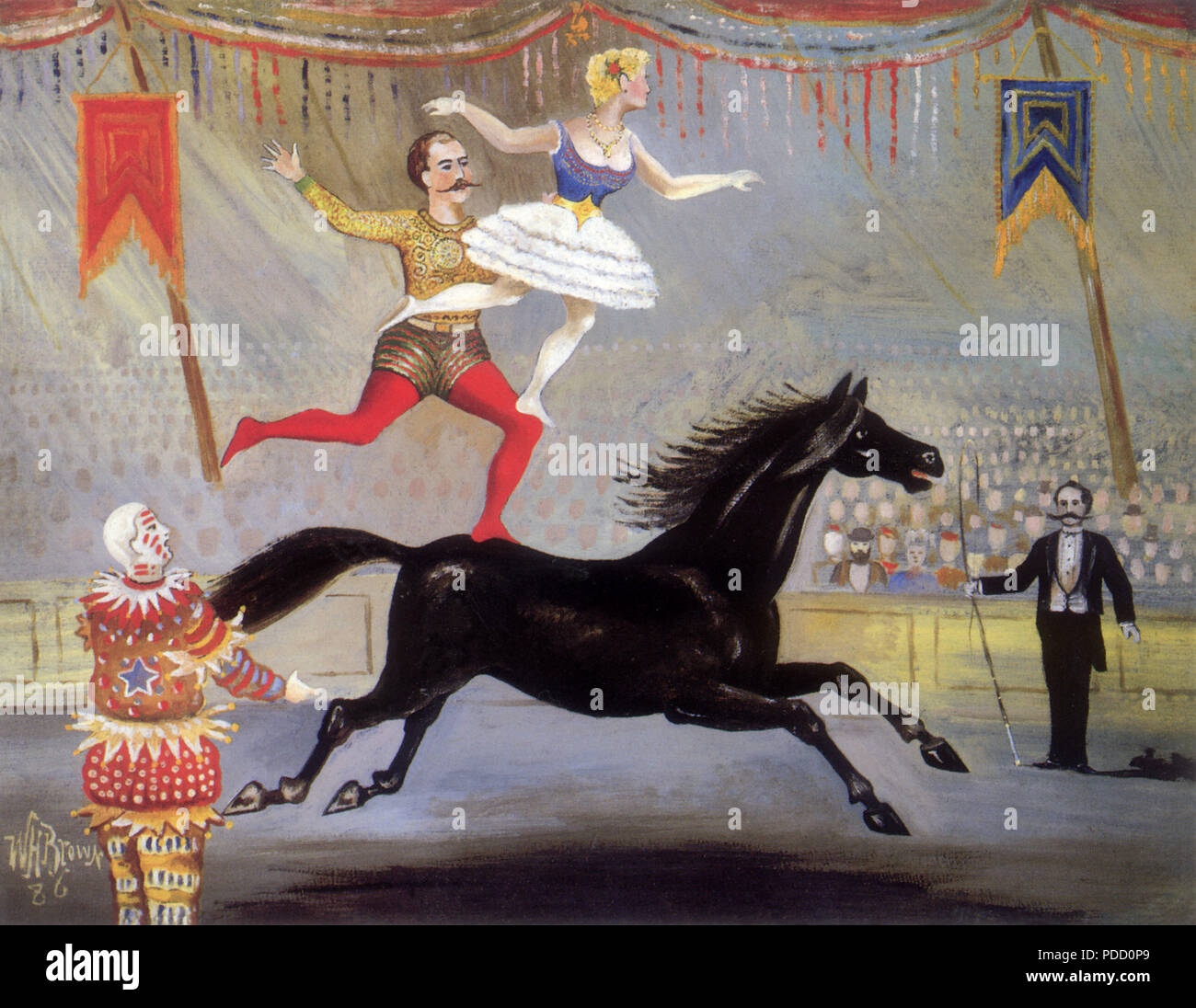 Painting circus horse hi-res stock photography and images - Alamy