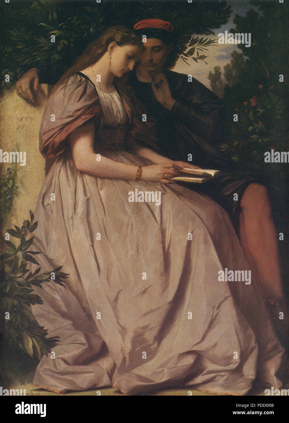 Paolo and Francesca da Rimini, Feuerbach, Anselm, 1864 Stock Photo - Alamy