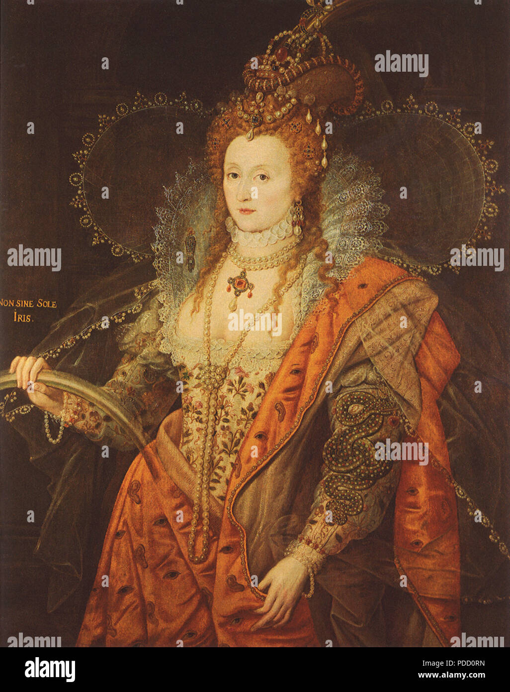 Queen Elizabeth I, Oliver, Isaac Stock Photo - Alamy