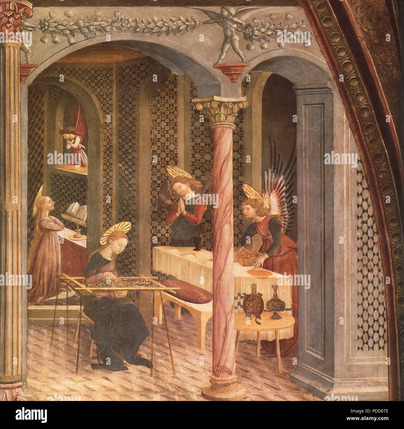 Angels mary annunciation painting hi-res stock photography and images - Alamy