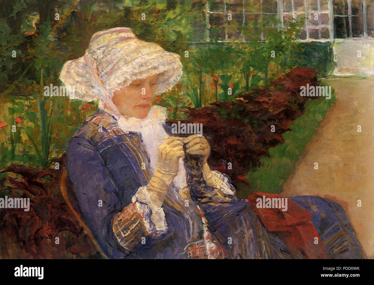 Mary cassatt portrait of lydia hi-res stock photography and images - Alamy