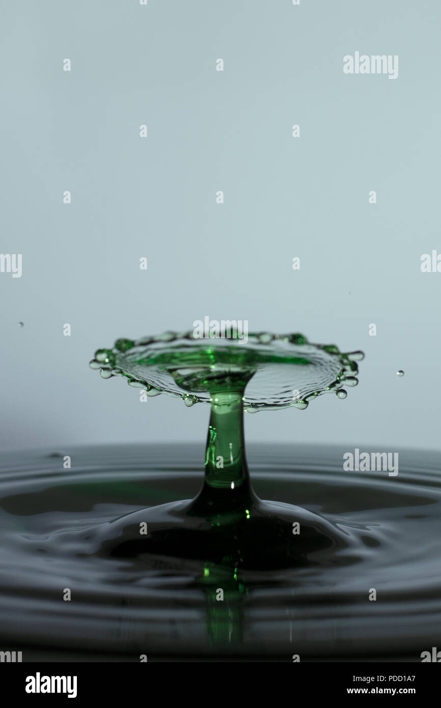 Water drop macro photography Stock Photo - Alamy