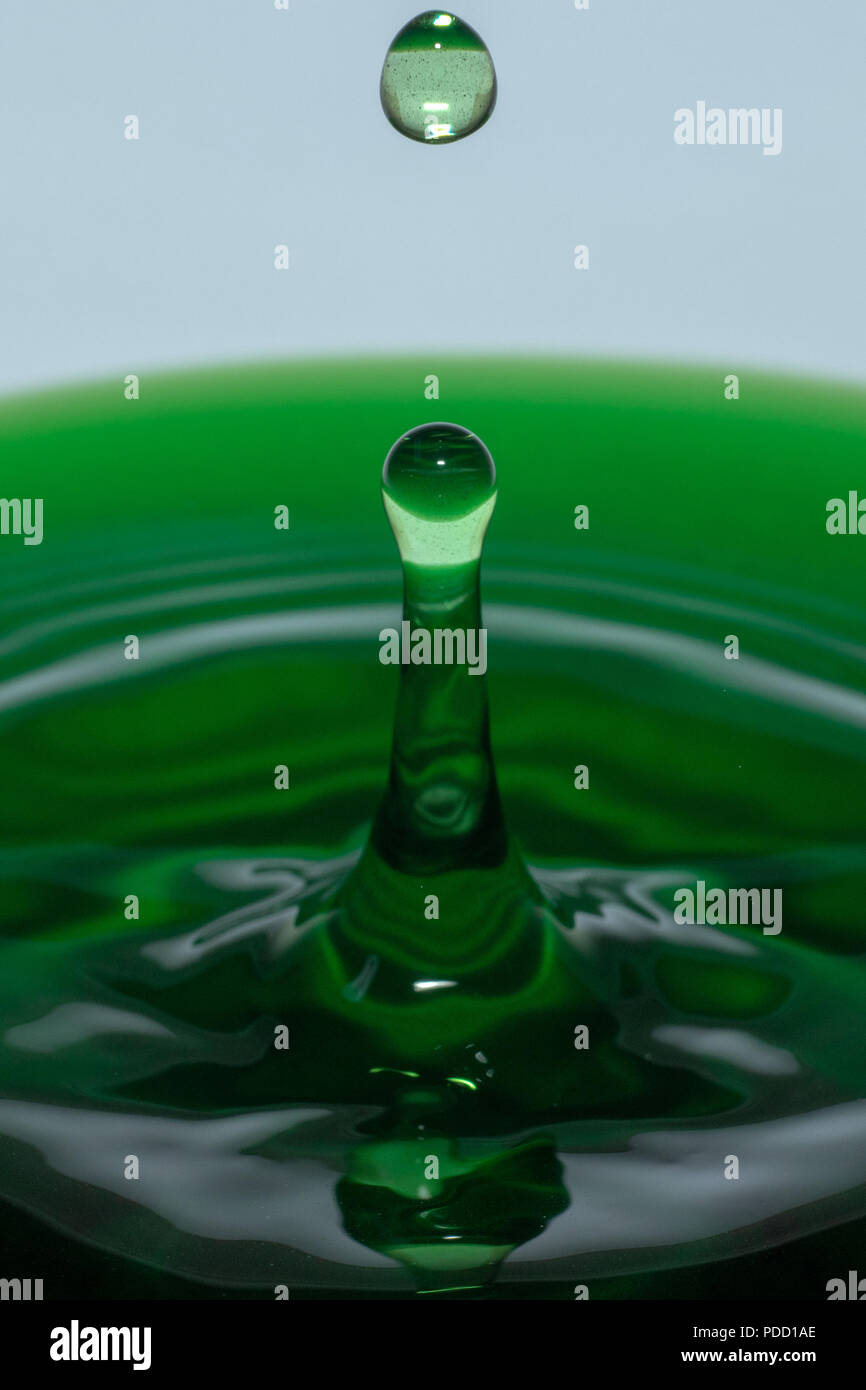 Water drop macro photography Stock Photo - Alamy