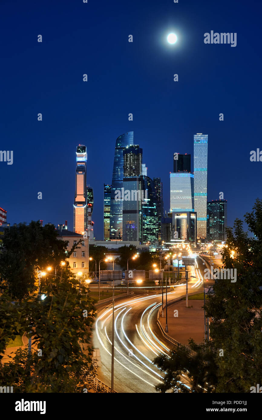 Moscow city skyscrapers hi-res stock photography and images - Alamy