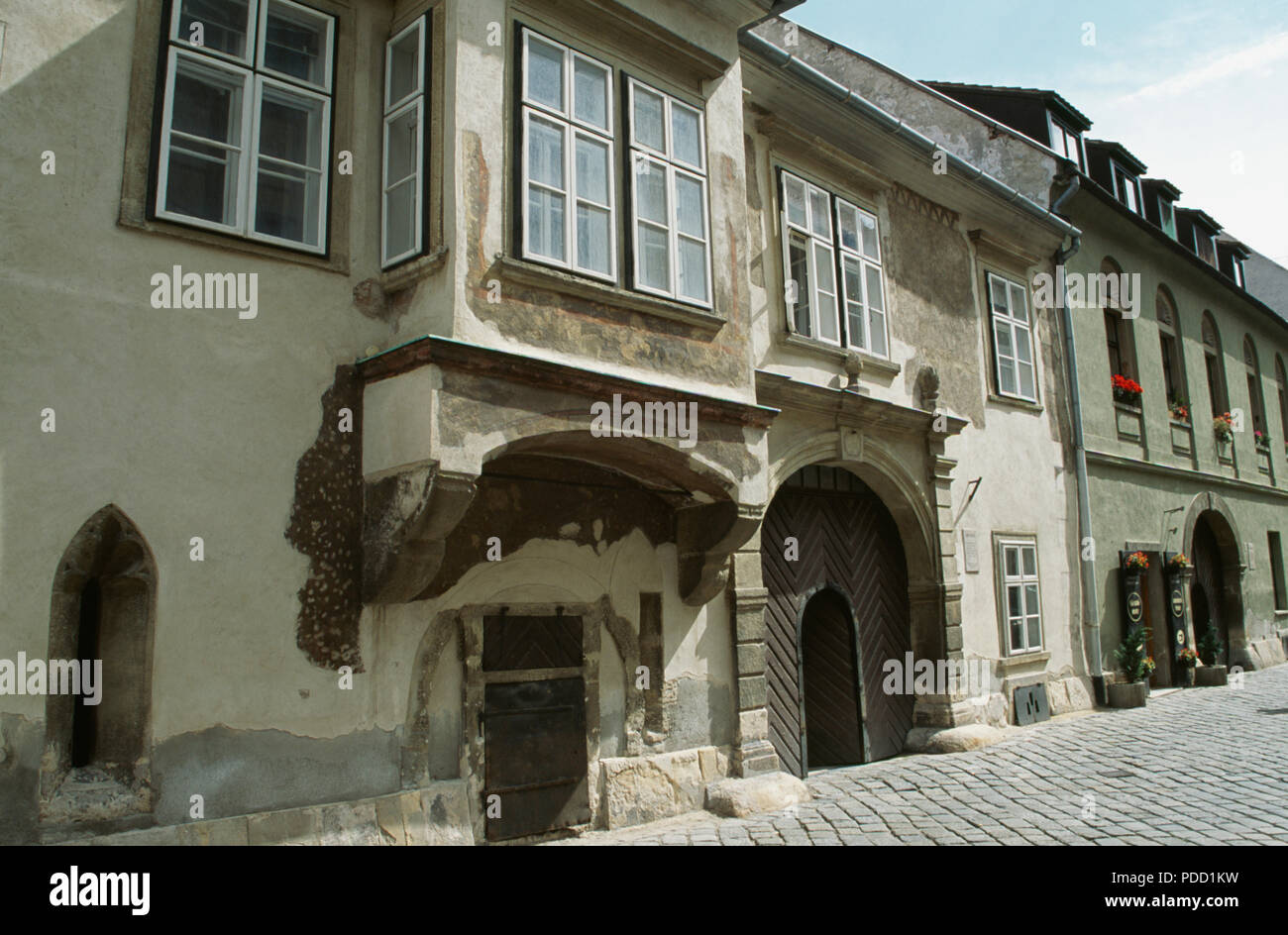 Medieval house in the town of Sopron in Hungary Stock Photo - Alamy