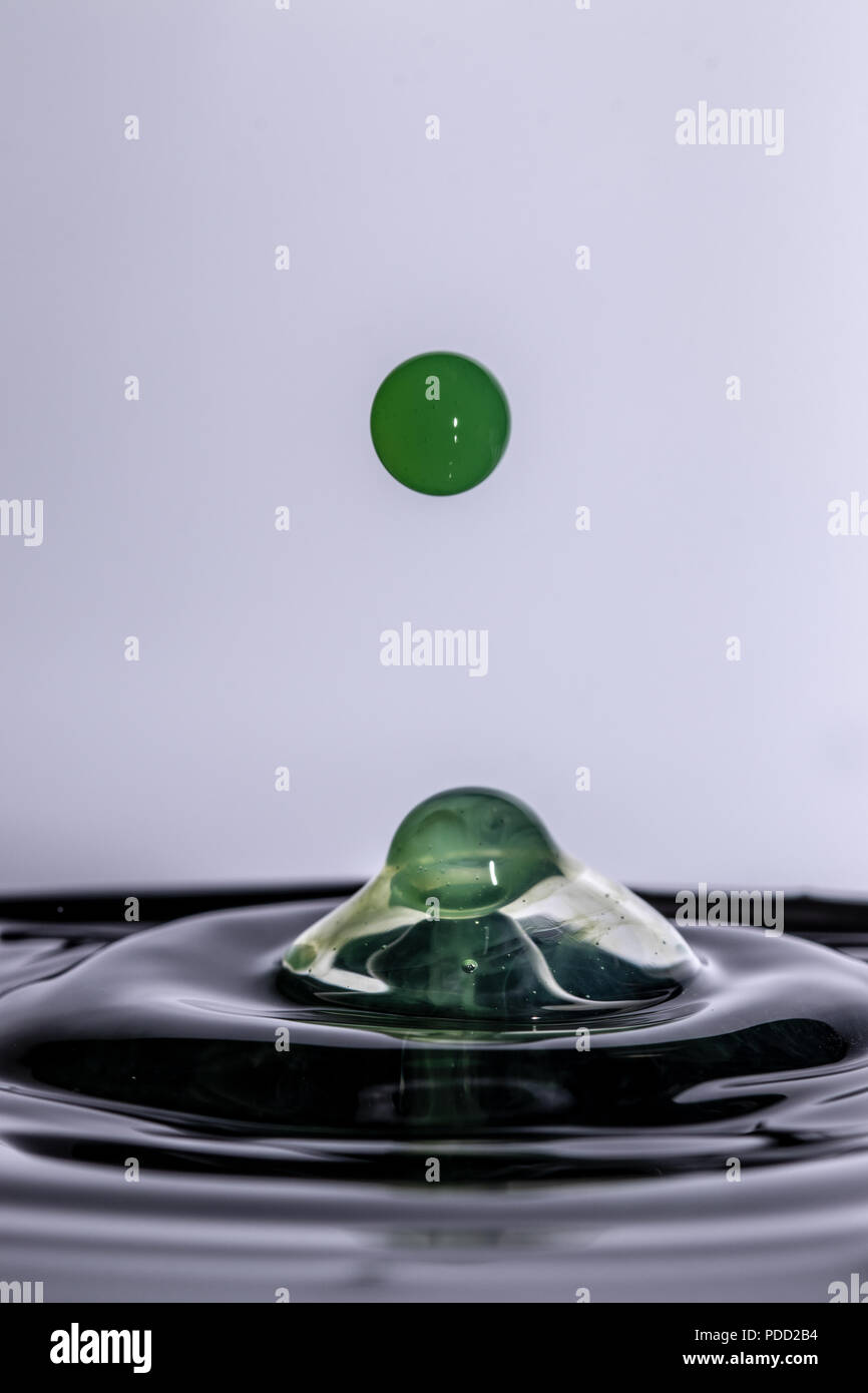 Water drop macro photograph Stock Photo - Alamy