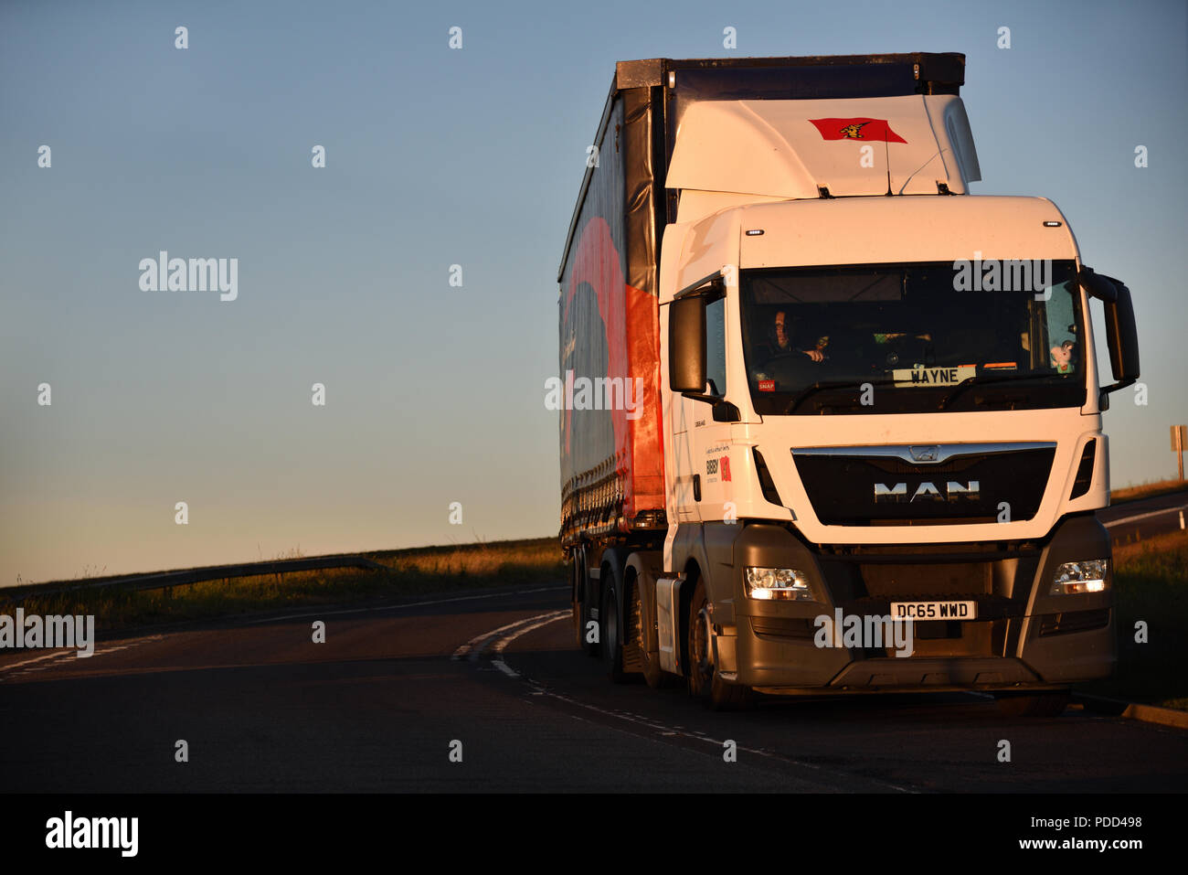 Man pulling truck lorry hi-res stock photography and images - Alamy