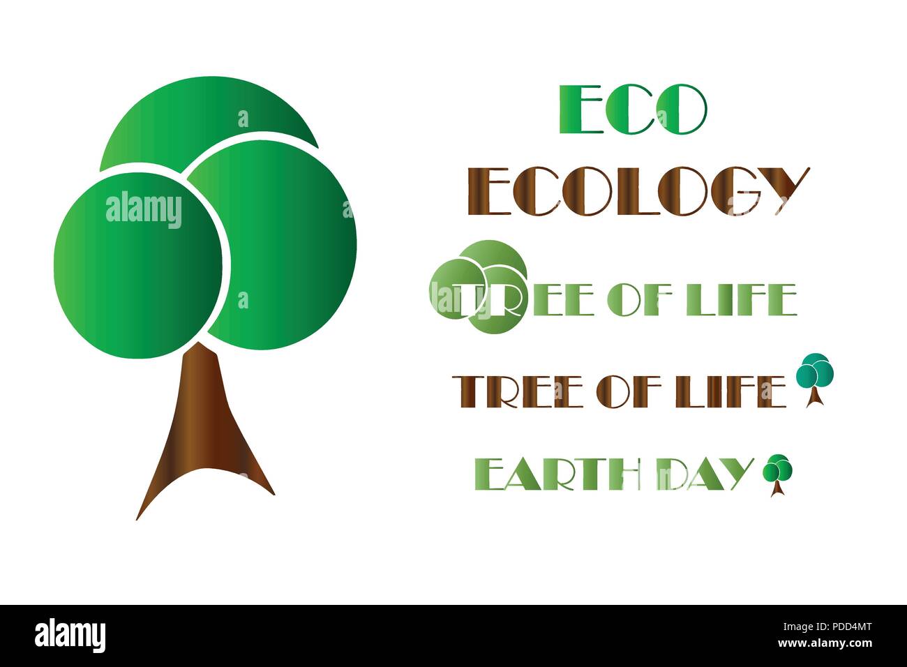 ecology logo - tree vector - earth day - tree of life - eco friendly ...