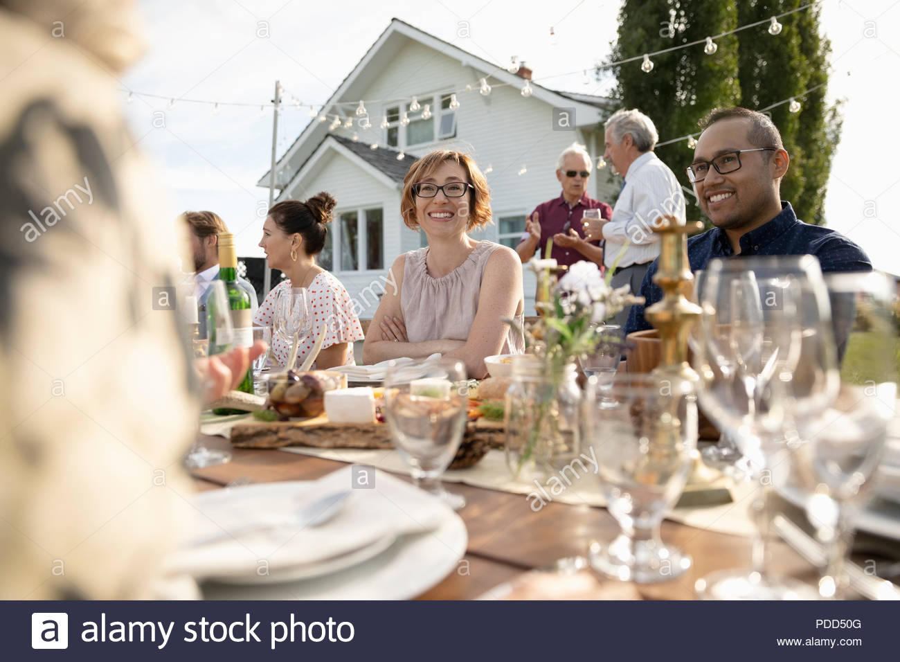 Rural lunch table hi-res stock photography and images - Alamy