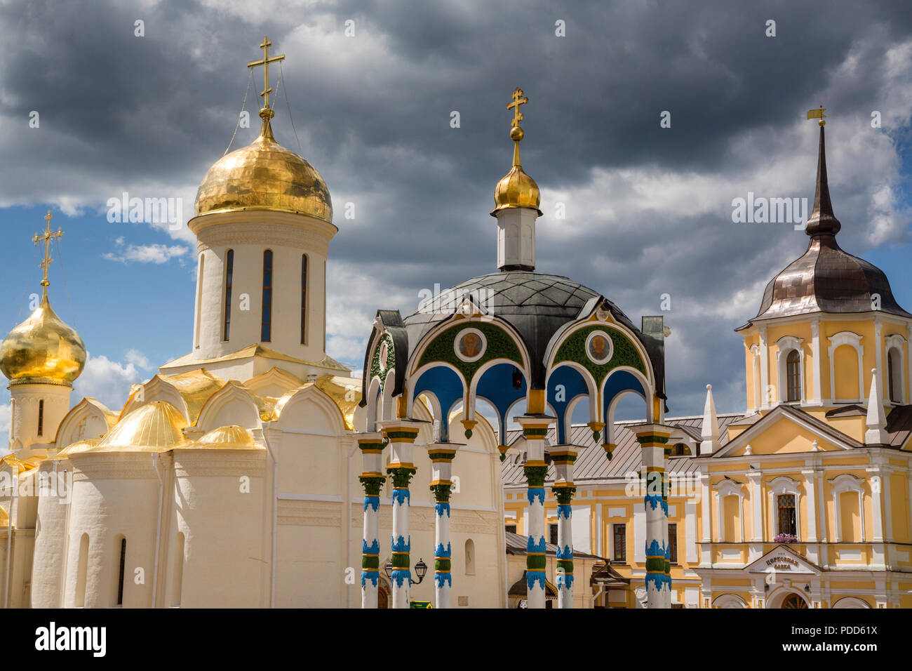 View of the Cathedral of the Holy Trinity and the Chapel of the Holy ...