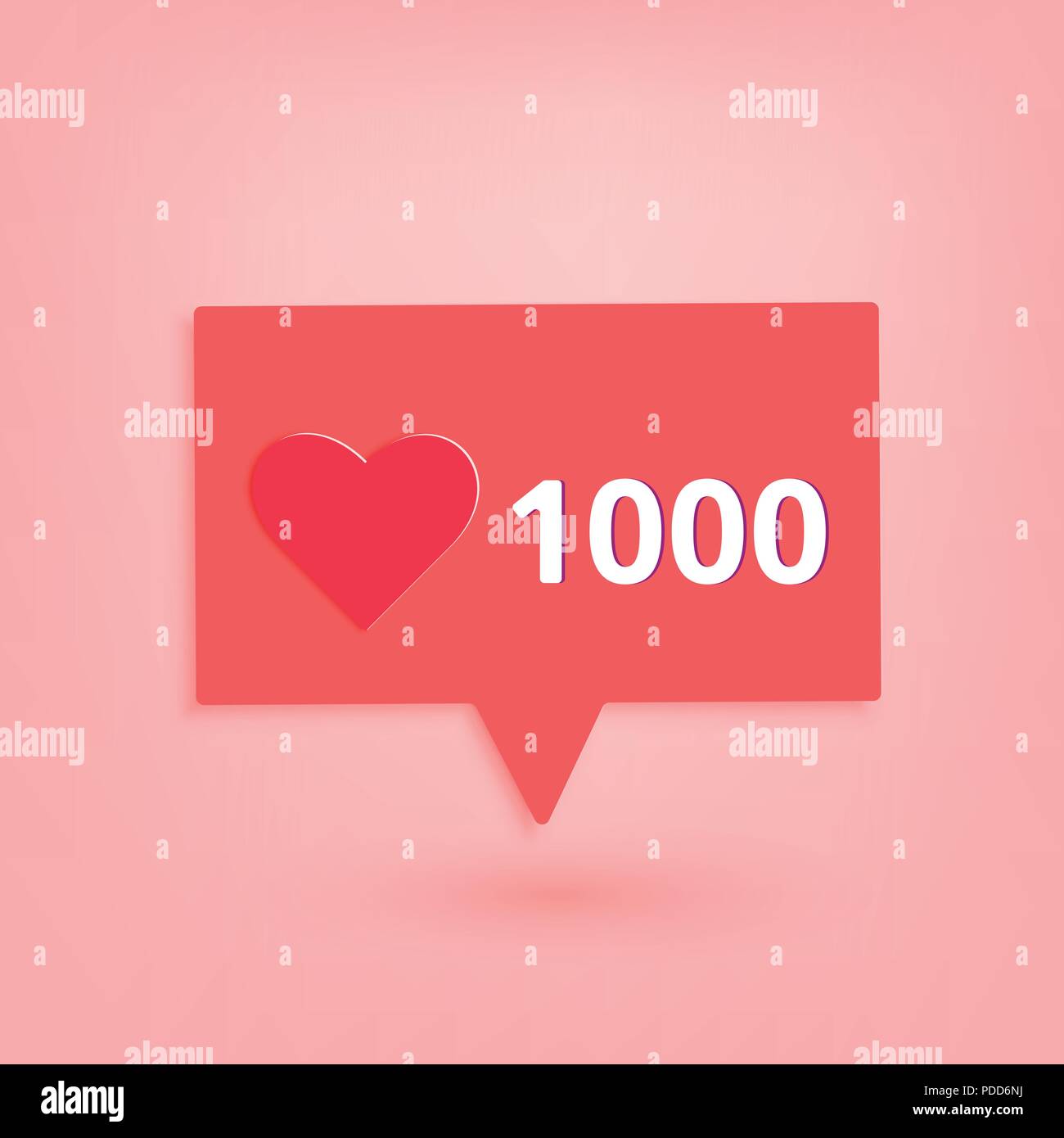 1000 likes vector vectors Stock Vector Images - Alamy