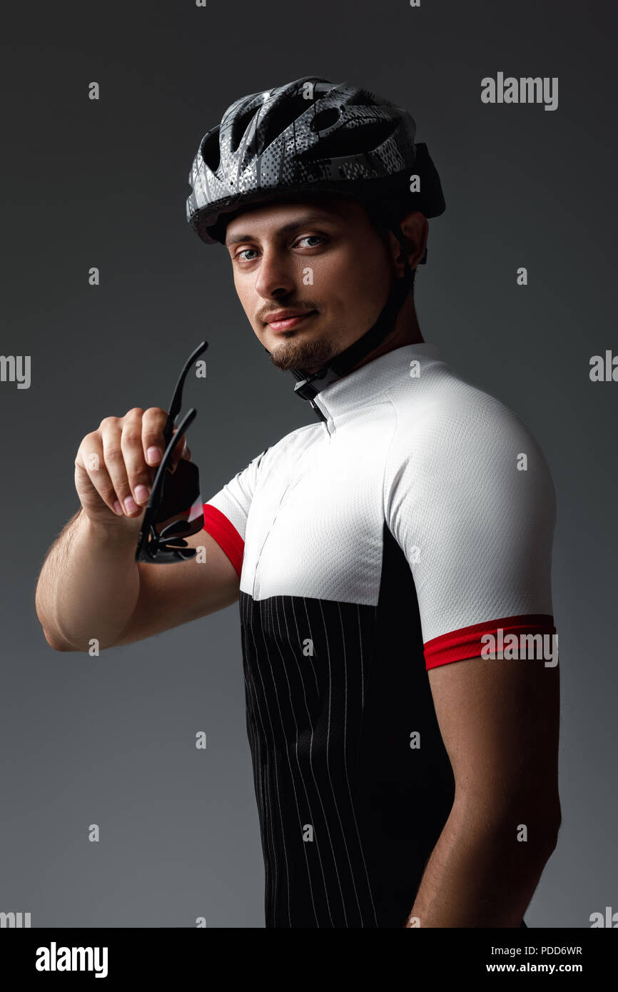 Portrait professional male cyclist hi-res stock photography and images ...