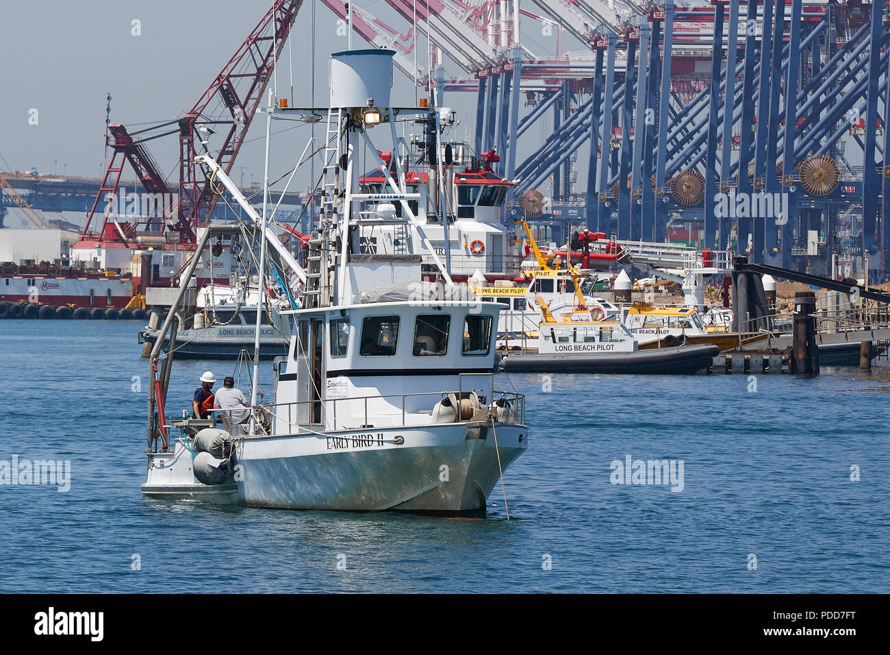 Commercial Fishing Boat, EARLY BIRD II, Fishing In The Port Of Long ...