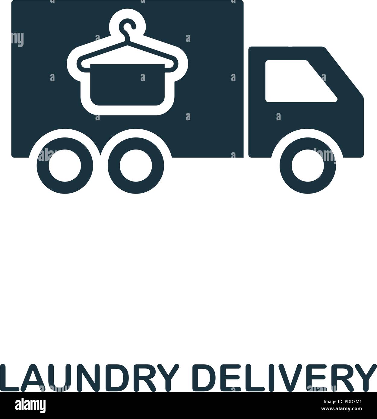 Laundry Delivery creative icon. Simple element illustration. Laundry ...