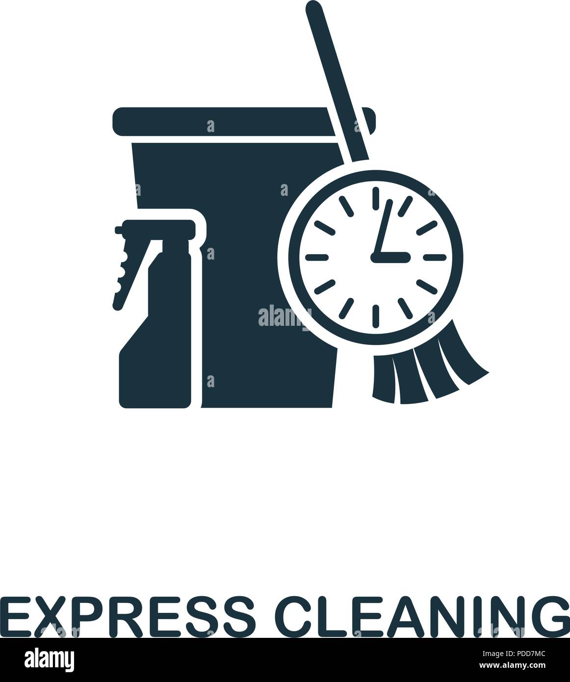 Express Cleaning creative icon. Simple element illustration. Express ...