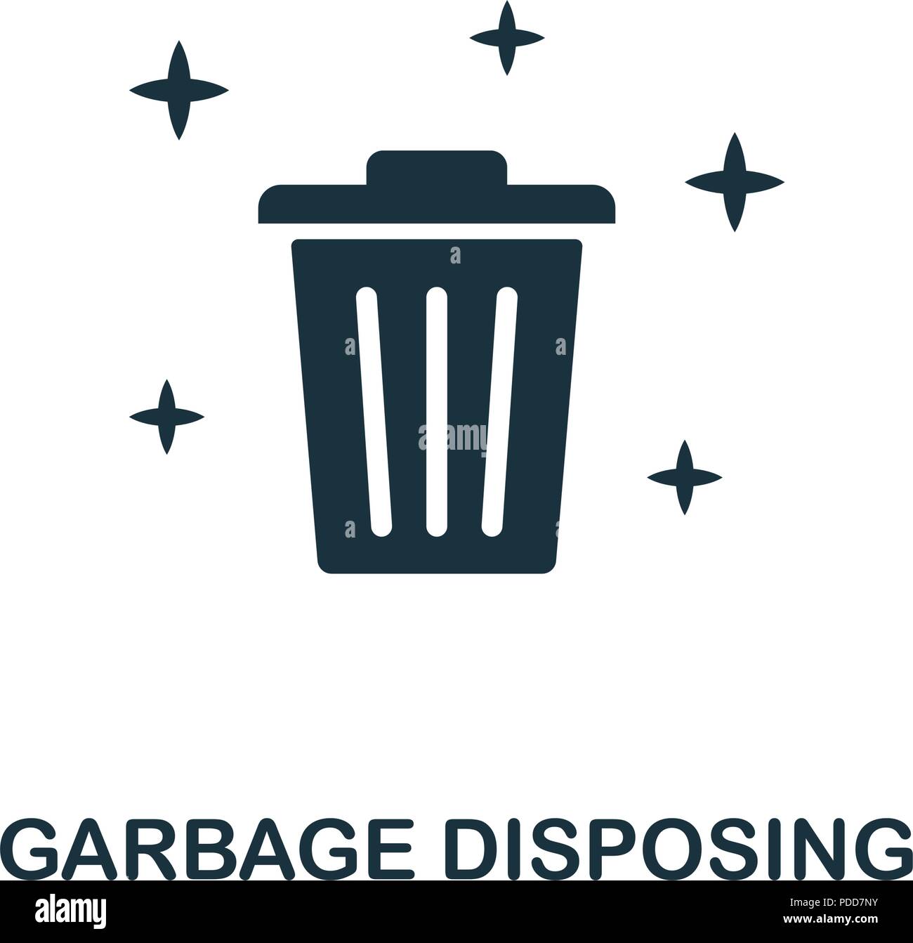 Disposing of trash Stock Vector Images - Alamy