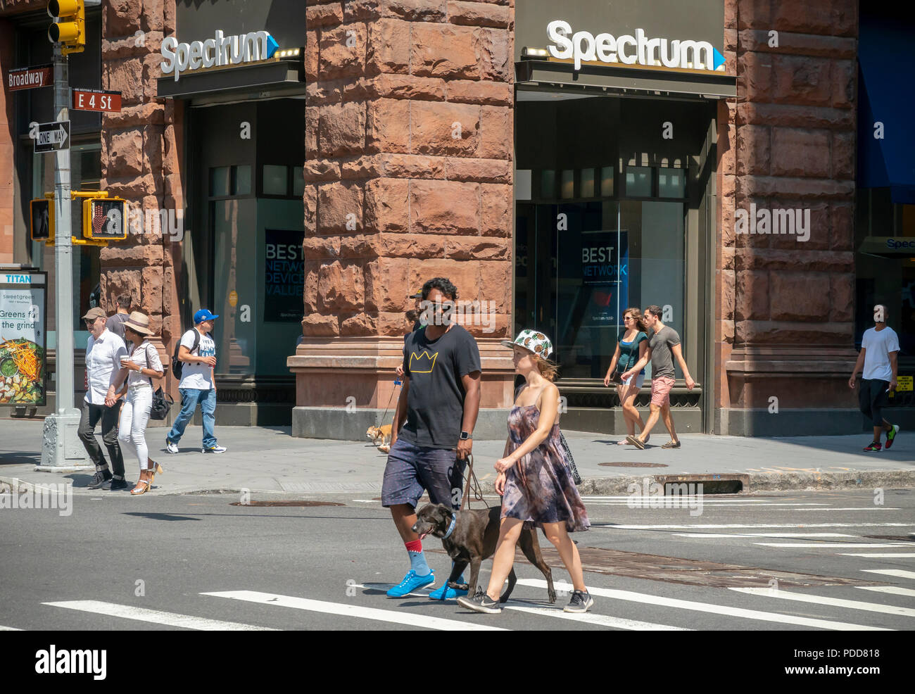 A Spectrum retail store in the Noho neighborhood of New York on ...