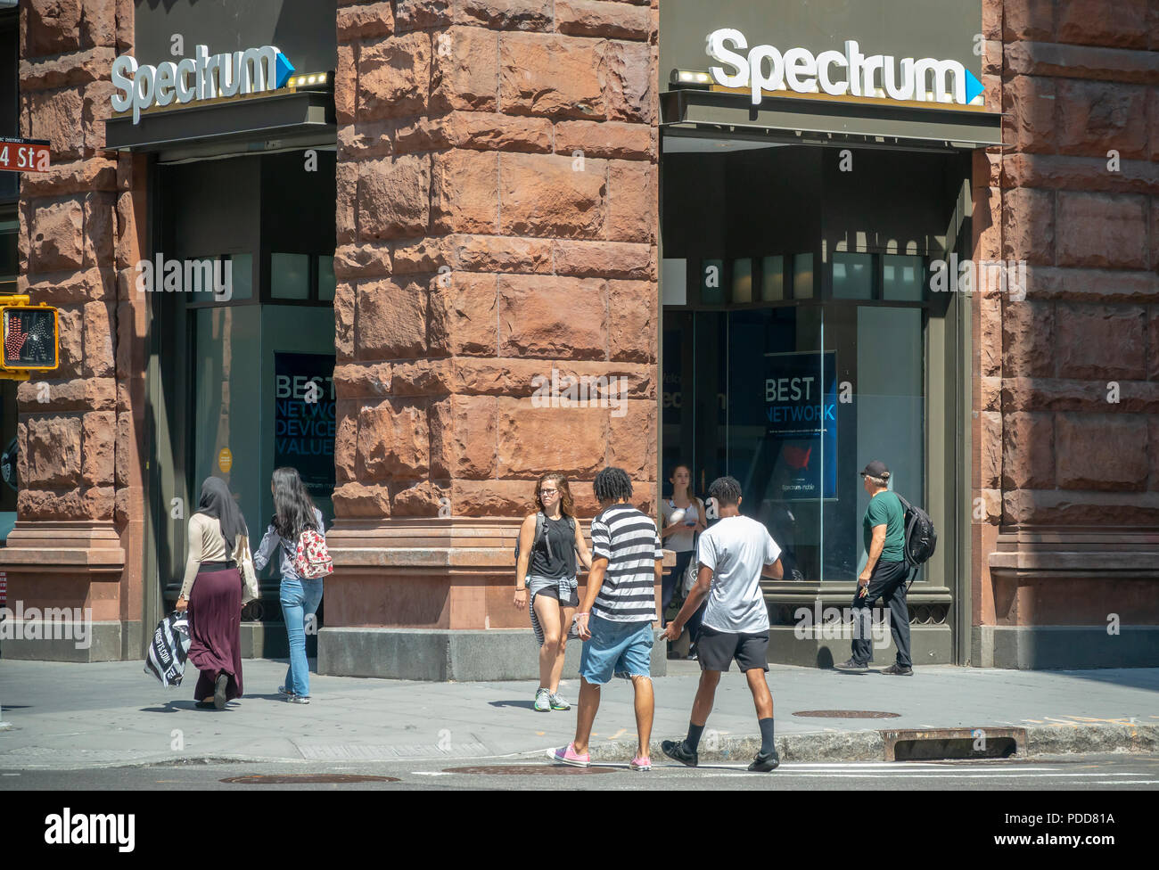 A Spectrum retail store in the Noho neighborhood of New York on ...
