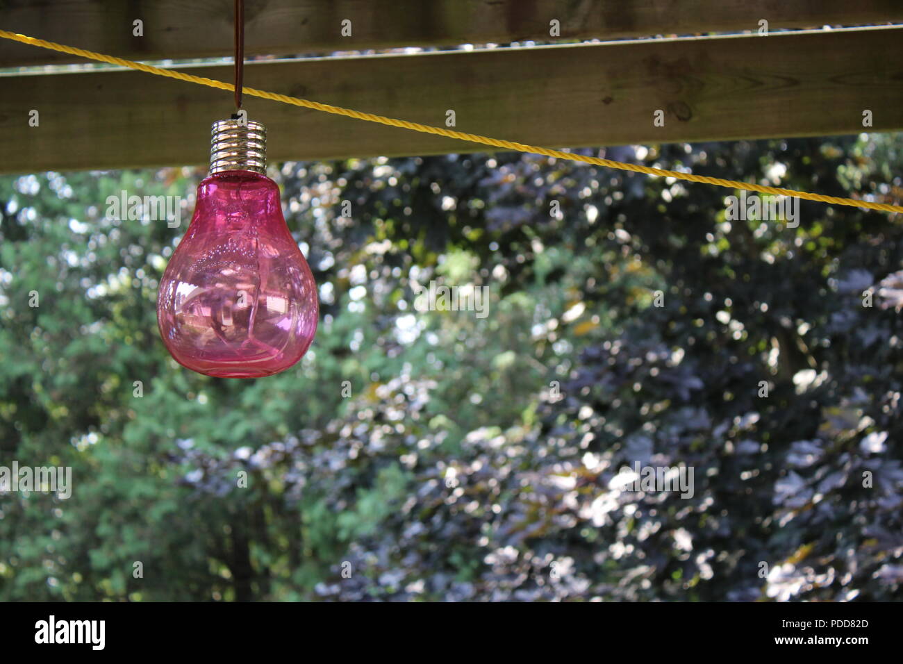 Rustic Outdoor Lighting Stock Photo - Alamy