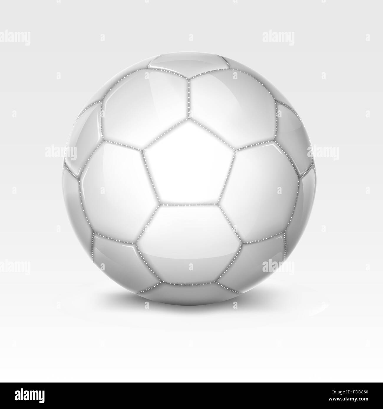 White soccer ball. Mesh.This file contains transparency Stock Photo - Alamy