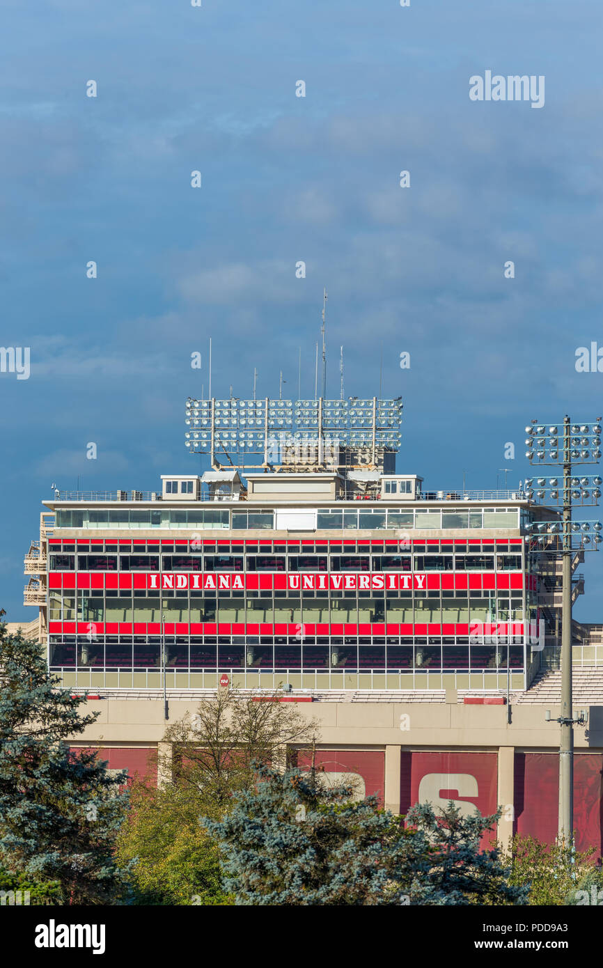 BLOOMINGTON, IN/USA - OCTOBER 22, 2017: Memorial Stadium on the campus ...