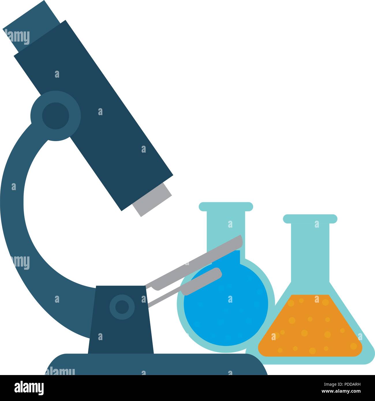 Microscope chemical flasks over hi-res stock photography and images - Alamy