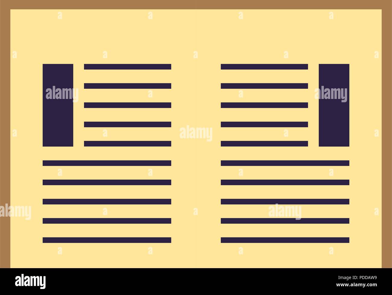 open notebook icon over white background, vector illustration Stock ...