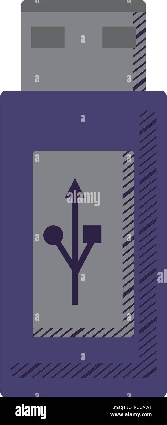 usb icon over white background, vector illustration Stock Vector Image ...