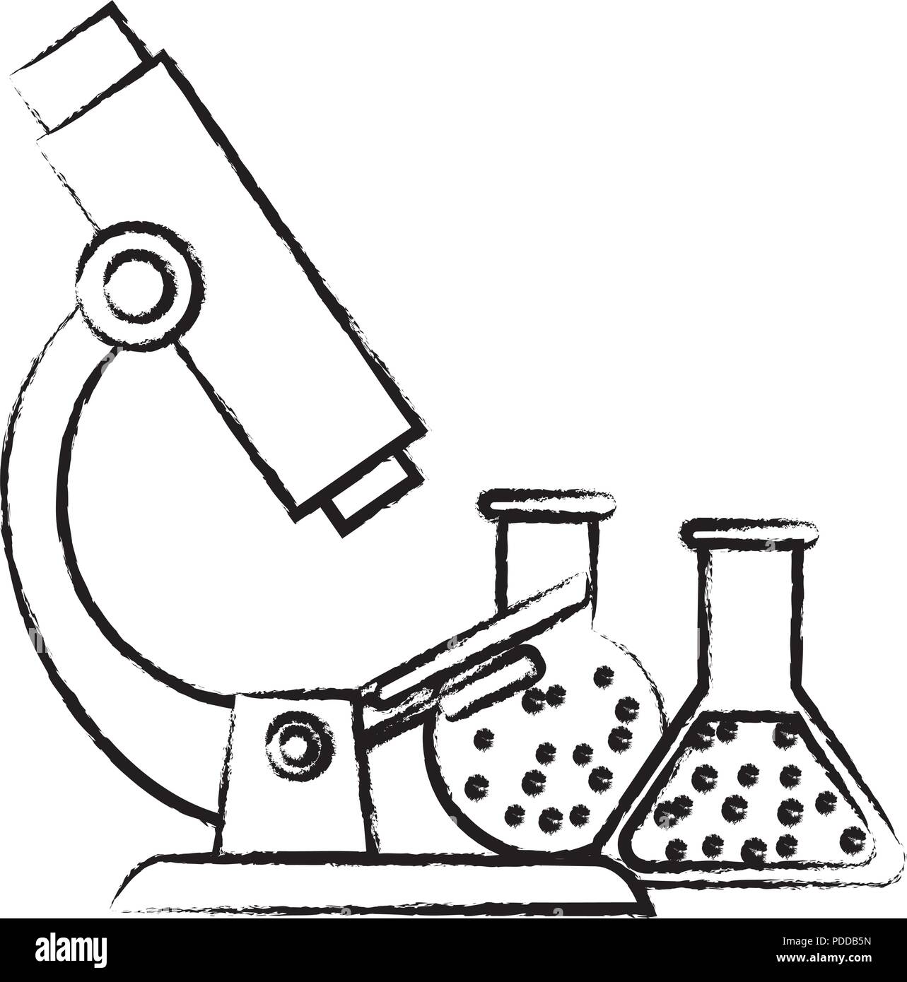Microscope chemical flasks over hi-res stock photography and images - Alamy