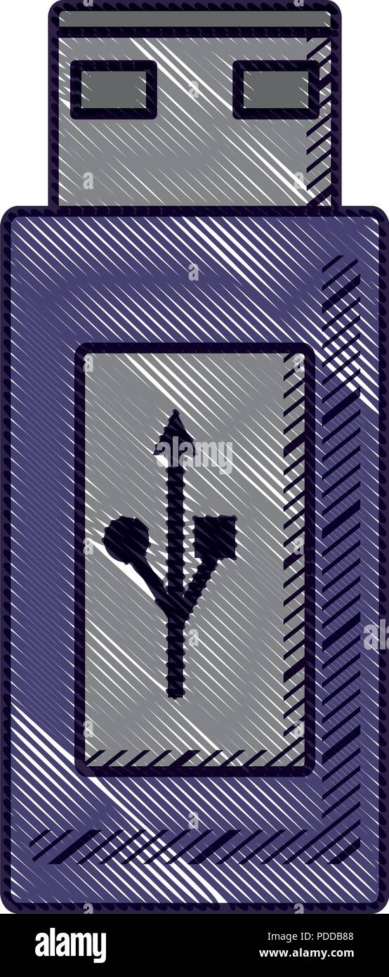 usb icon over white background, vector illustration Stock Vector Image ...