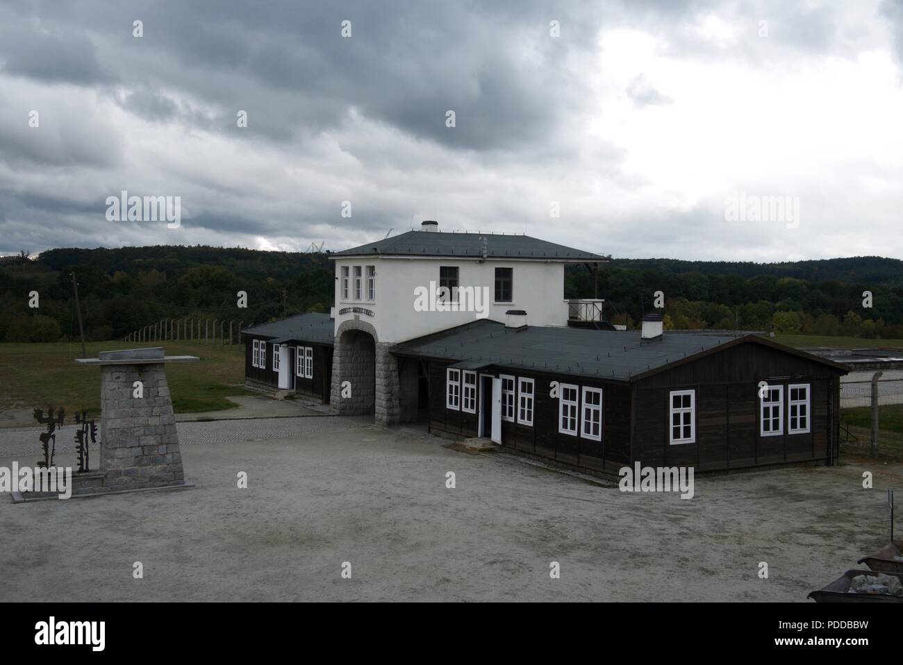 KL Gross-Rosen, Concentration Camp Entry Gate in Rogoznica, Poland ...