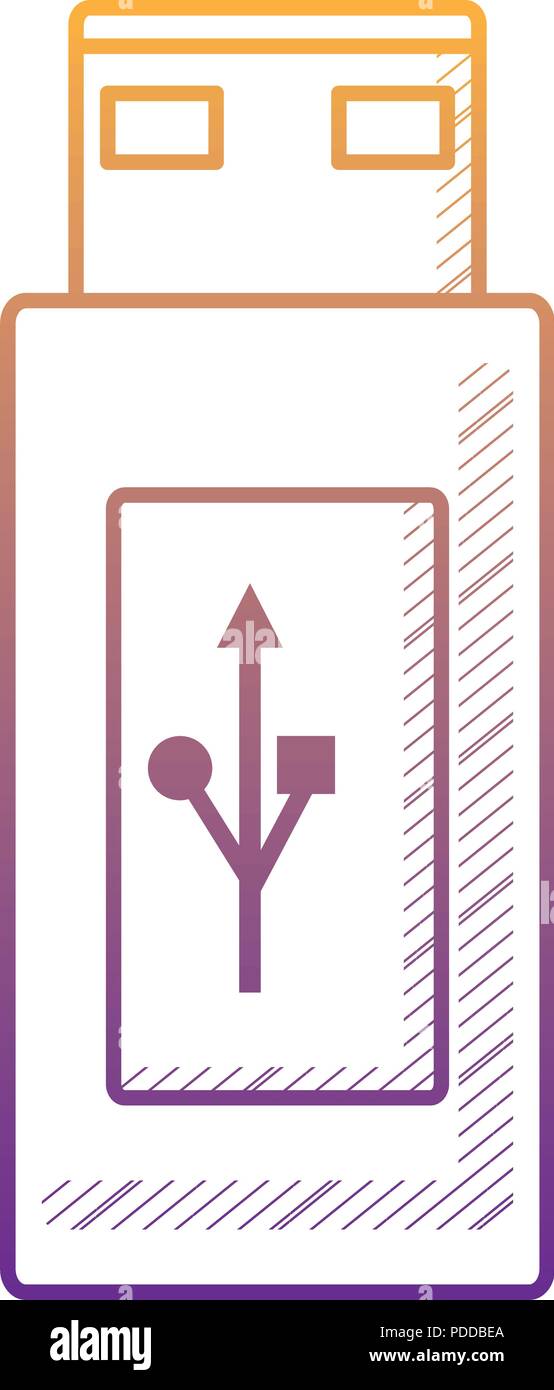 usb icon over white background, vector illustration Stock Vector Image ...