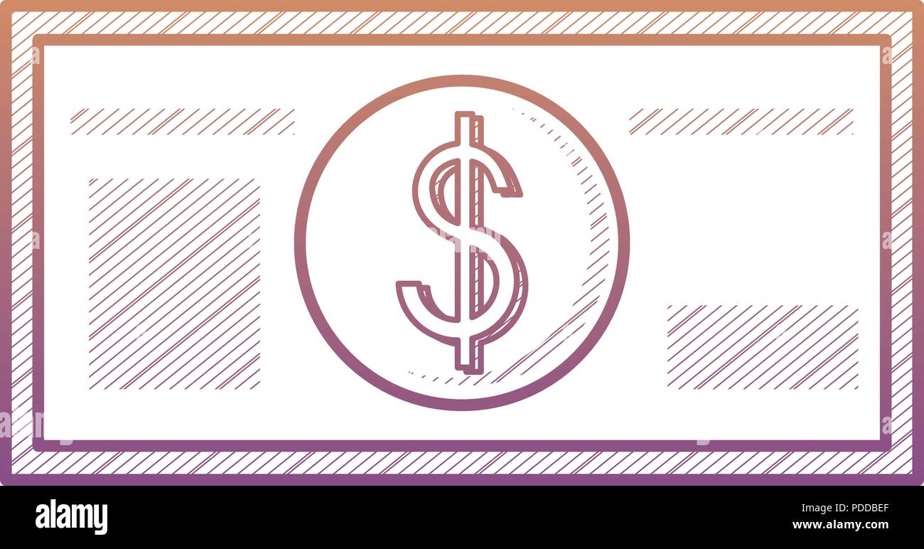 money bill icon over white background, vector illustration Stock Vector ...