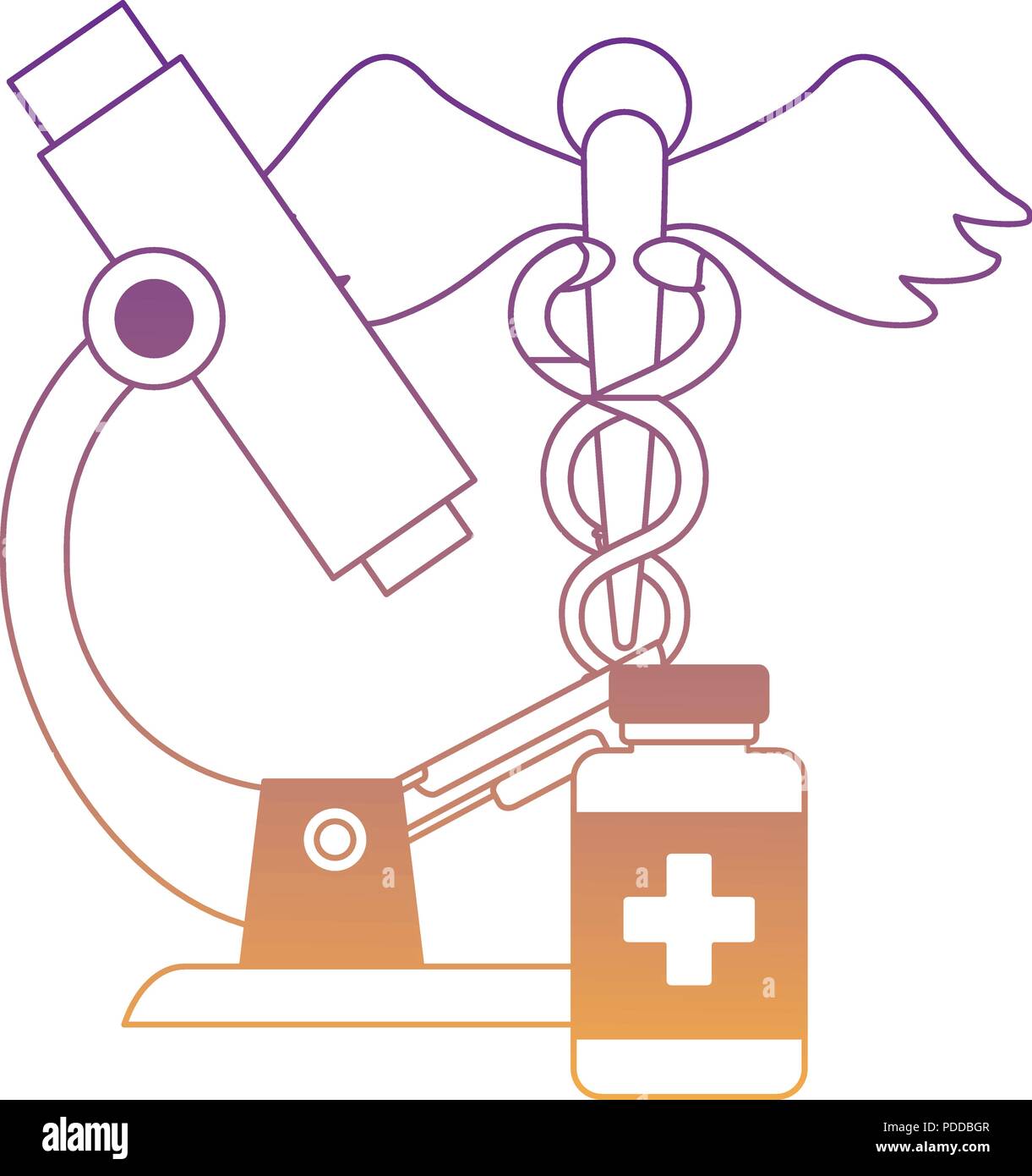 Medical Laboratory Microscope Logo