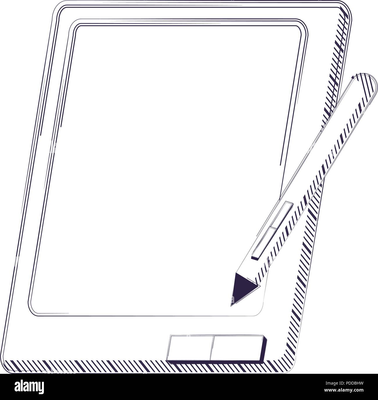 tablet device icon over white background, vector illustration Stock ...