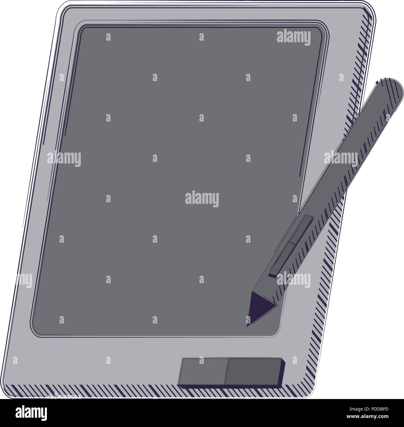 tablet device icon over white background, vector illustration Stock ...