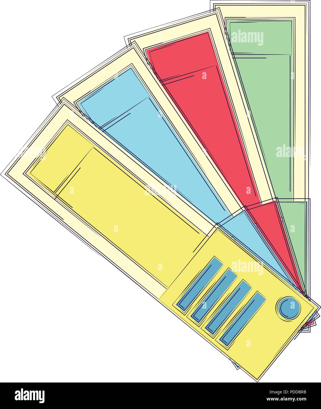 color picker icon over white background, vector illustration Stock ...