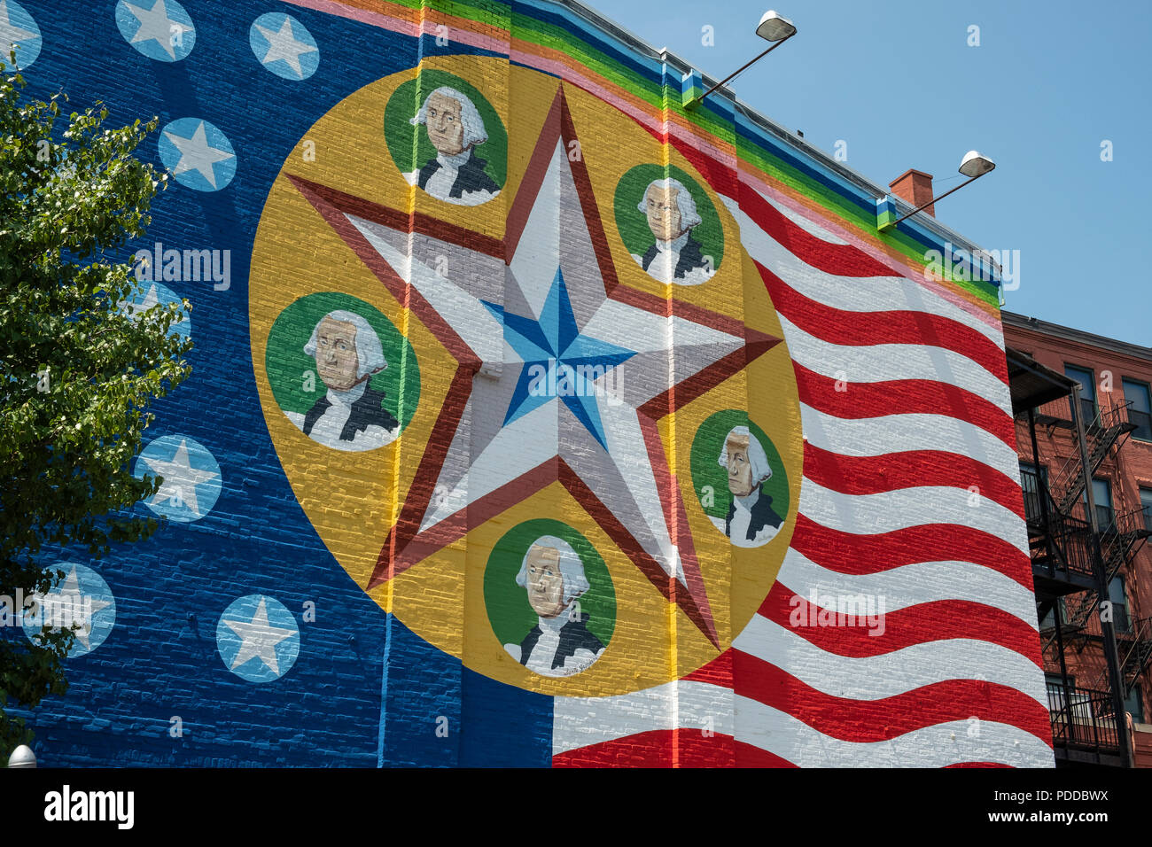 Mural patriotic hi-res stock photography and images - Alamy