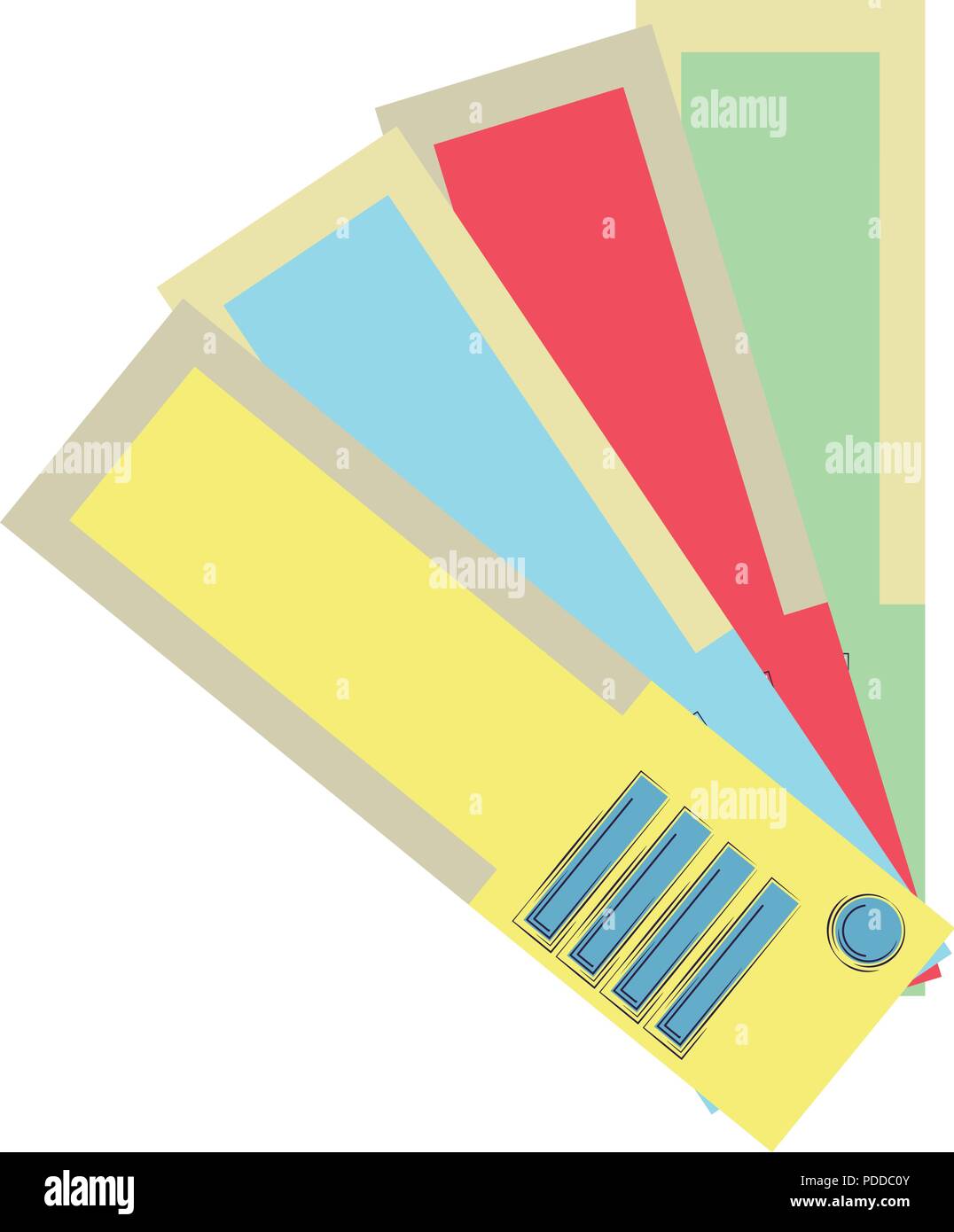 color picker icon over white background, vector illustration Stock ...