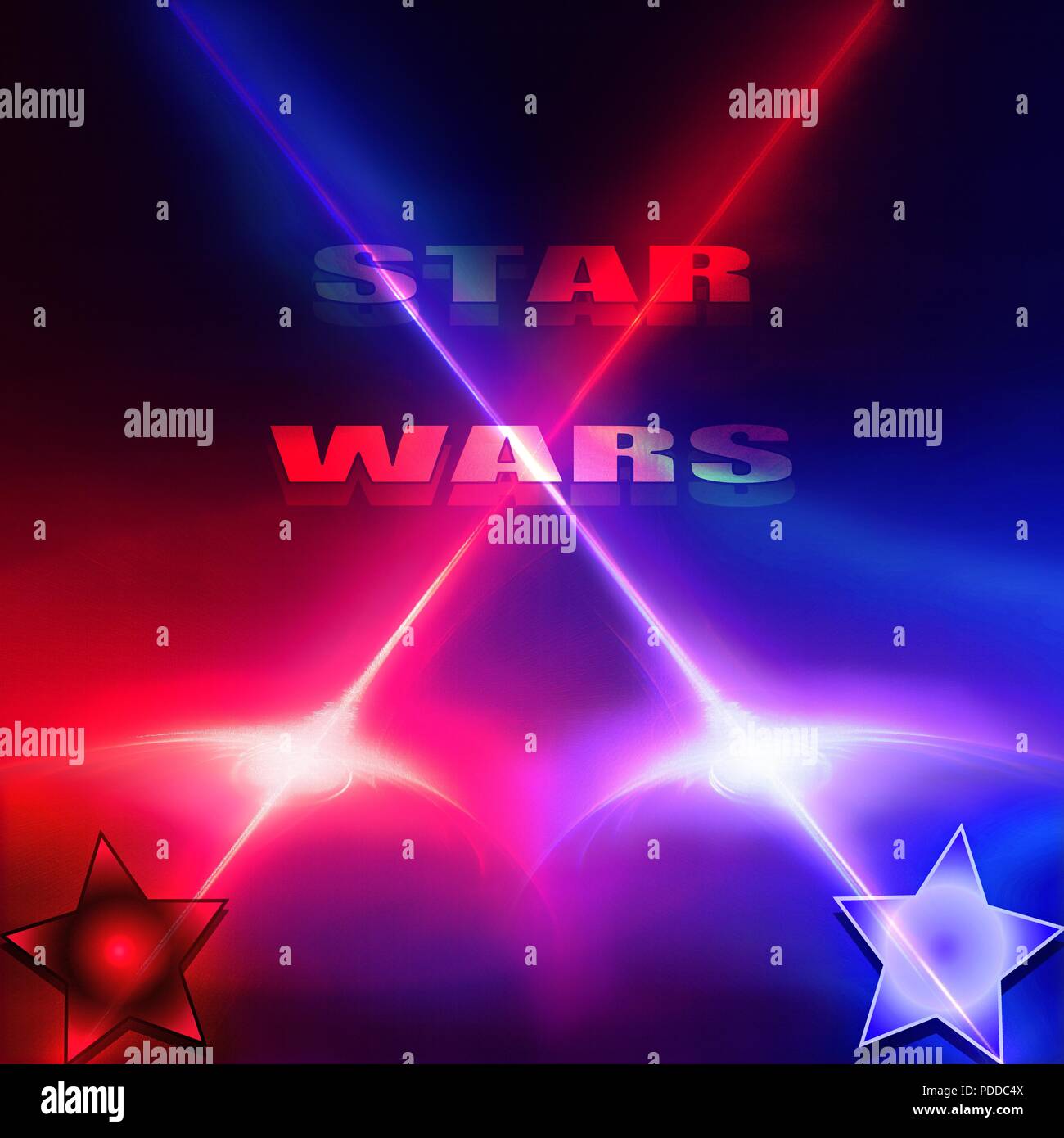 Pop art with a touch of humor pays homage to the great movie franchise ...