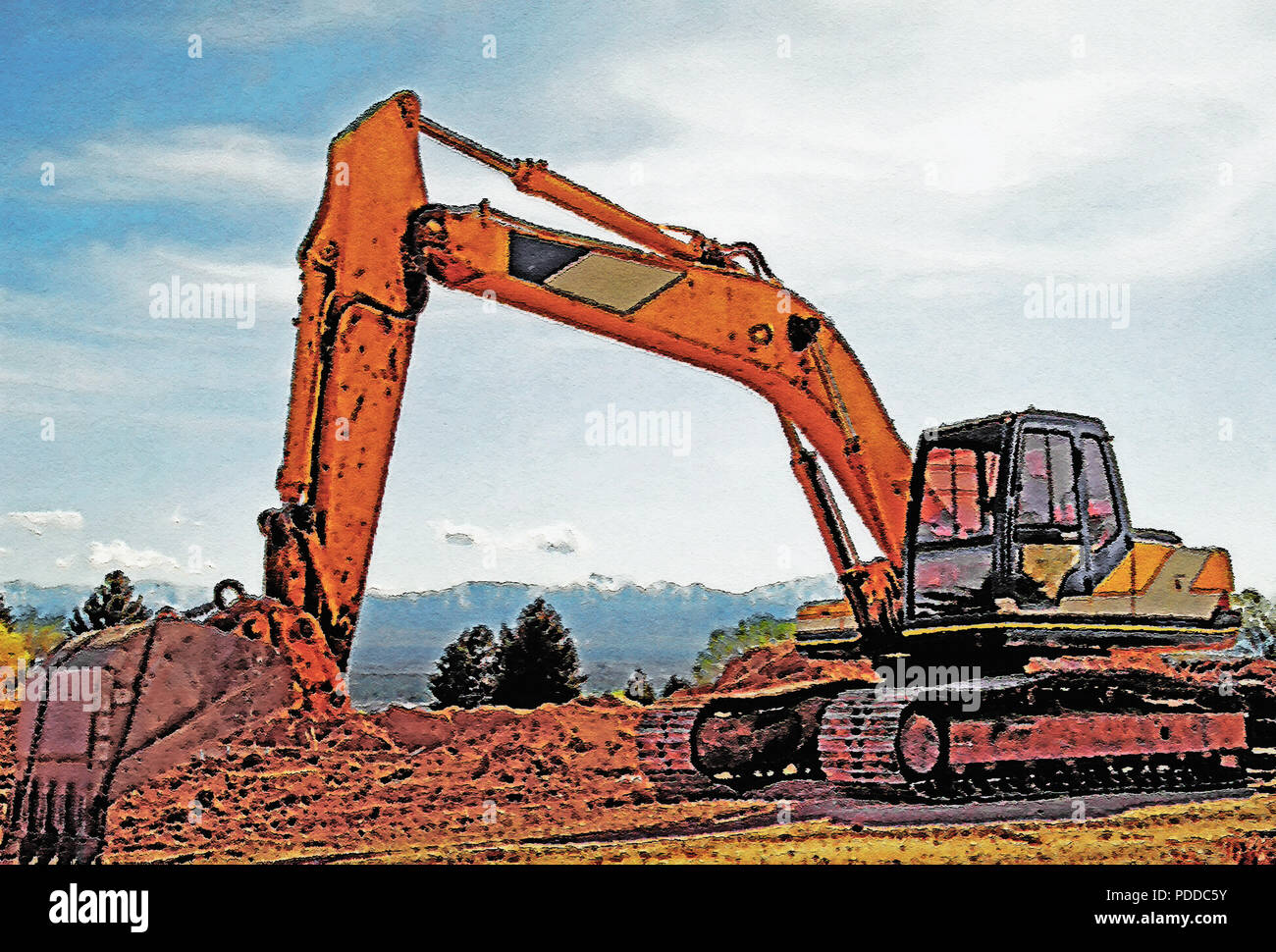 New build new build neighborhood heavy duty construction hi-res stock ...