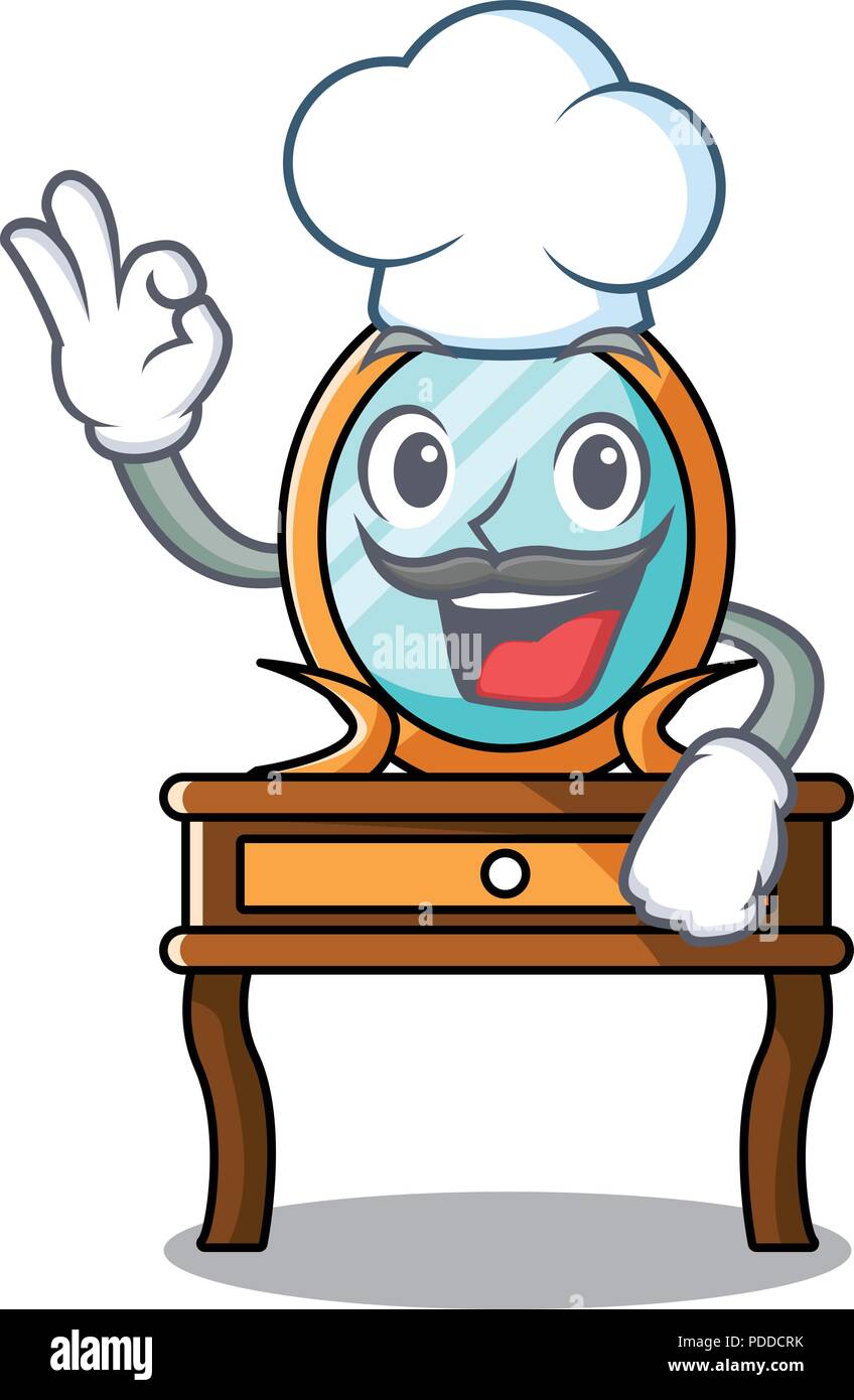 Chef dressing table character cartoon Stock Vector Image & Art - Alamy