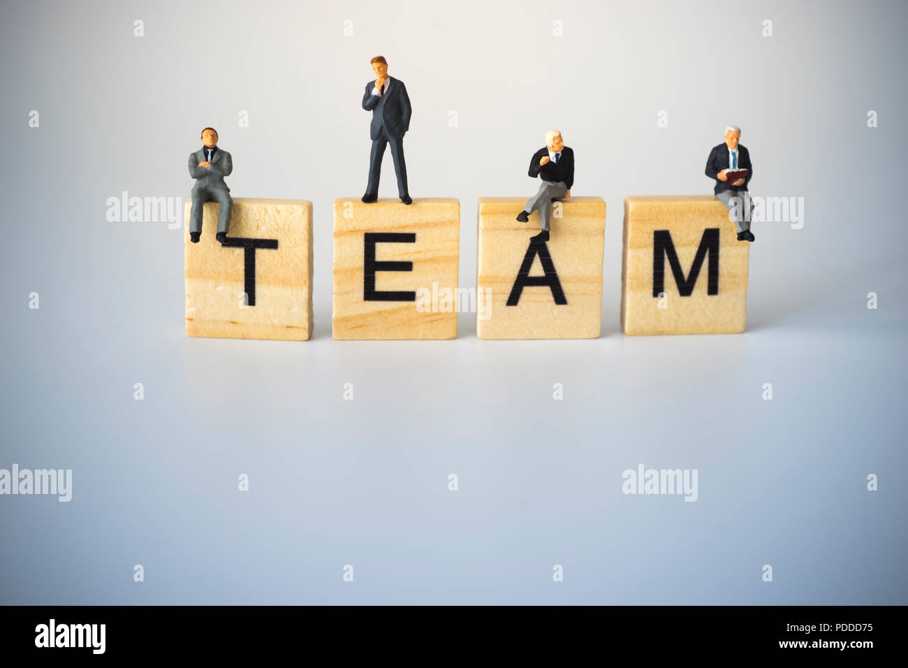 Workplace team wood hi-res stock photography and images - Alamy