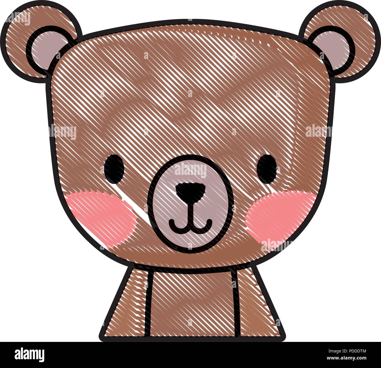 cute bear icon over white background, vector illustration Stock Vector ...