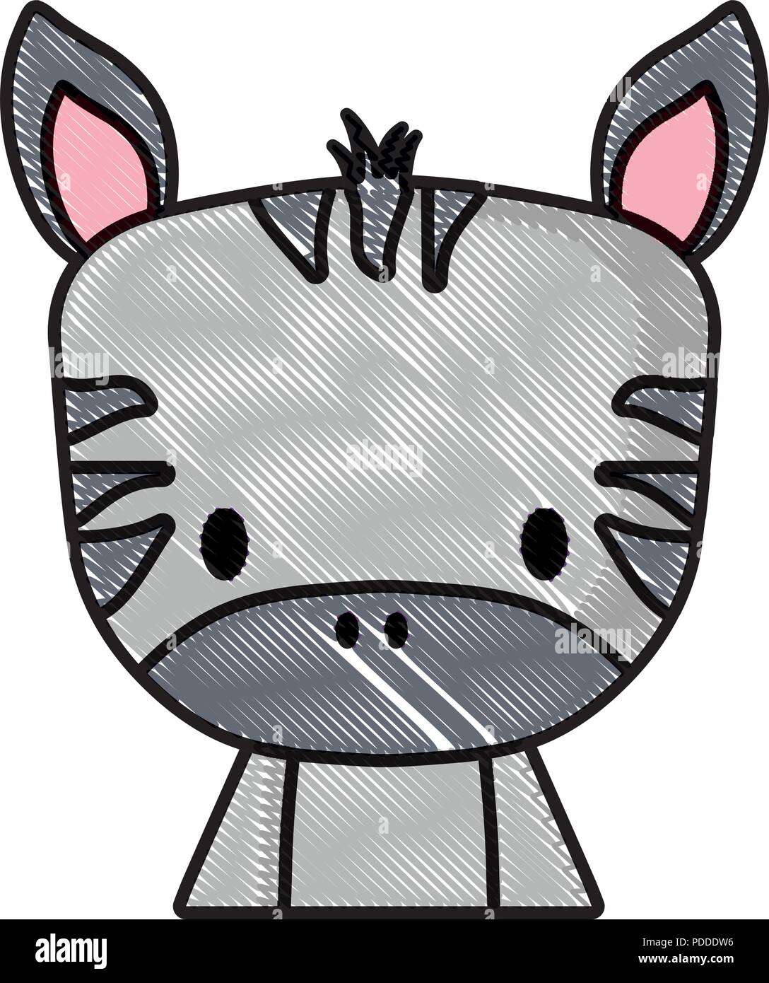 cute zebra icon over white background, vector illustration Stock Vector ...