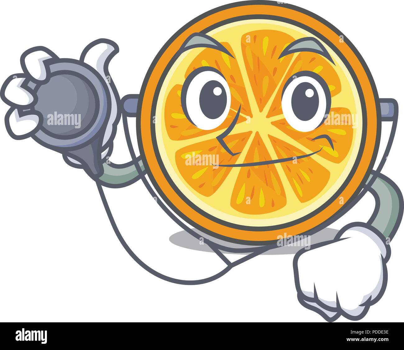 Doctor orange character cartoon style Stock Vector Image & Art - Alamy