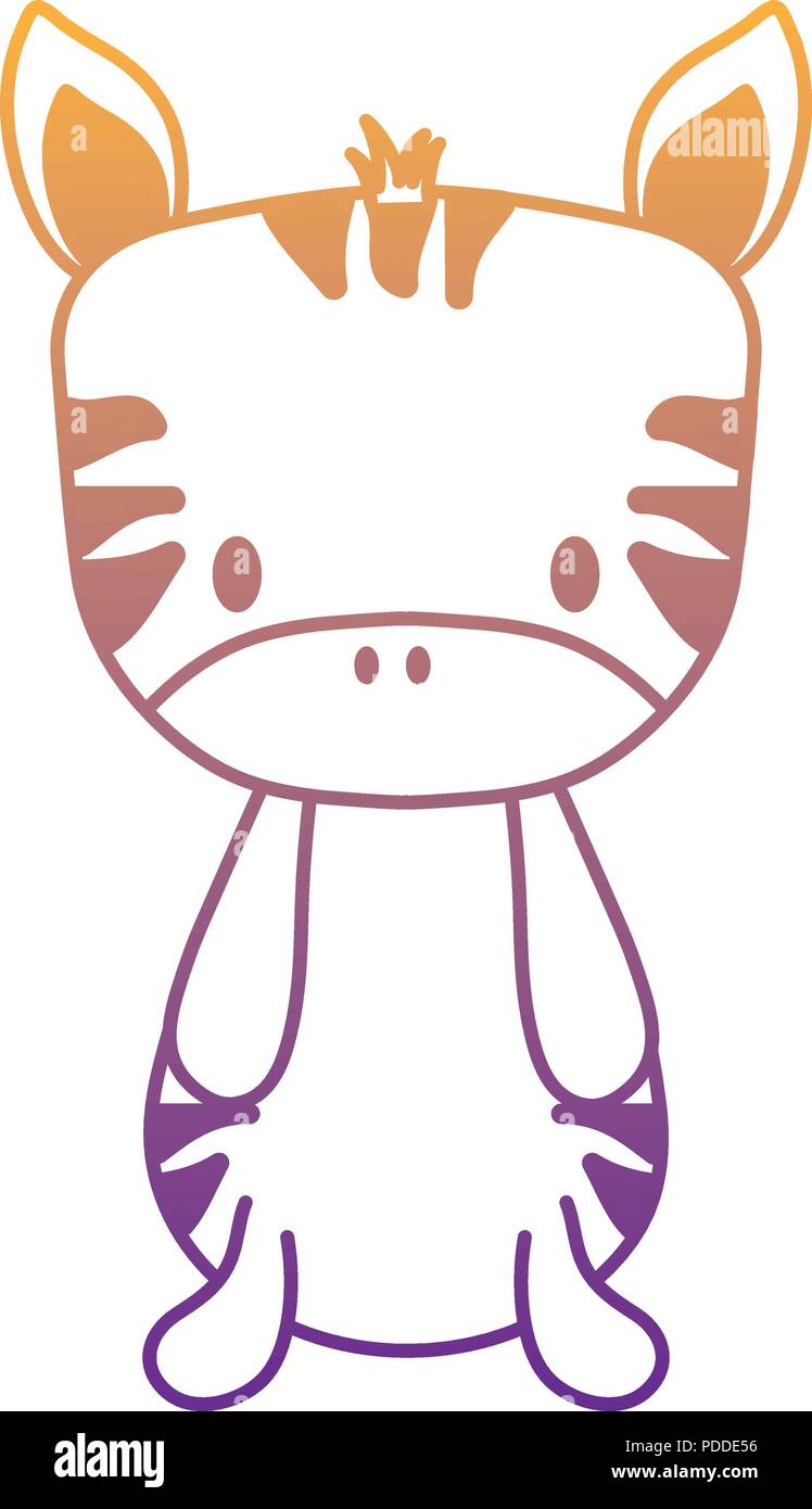 cute zebra icon over white background, vector illustration Stock Vector ...